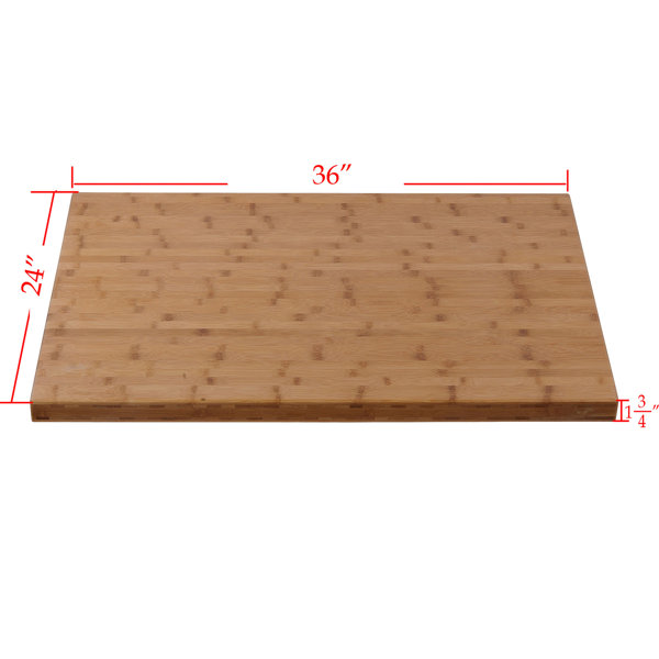 Symple Stuff Striplin Solid Wood Rectangular Table Top & Reviews | Wayfair